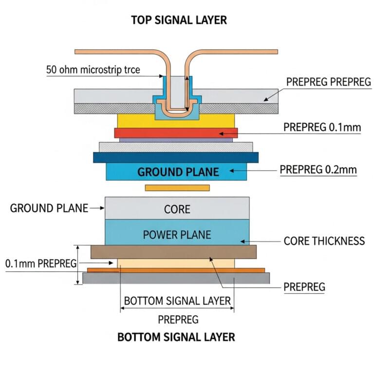Complete PCB Layer Stackup Design Guide for 4 Layer Board